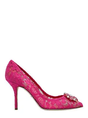 Dolce & Gabbana Lace Stiletto Pumps - Pink