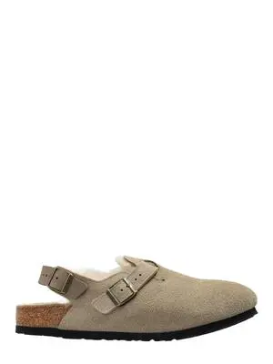 BIRKENSTOCK Tokio Inside Shearling Shoes - Beige