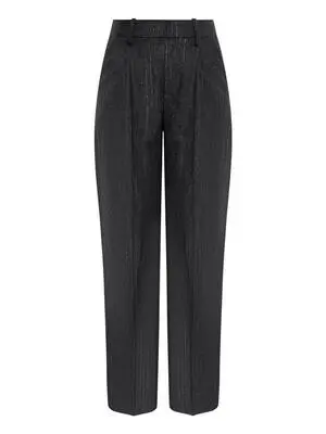 ZADIG&VOLTAIRE Creased Trousers With Lurex Thread