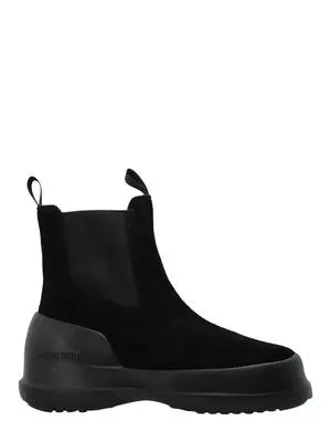 Moon Boot Mb Luna Chelsea Suede Snow Boots - Black