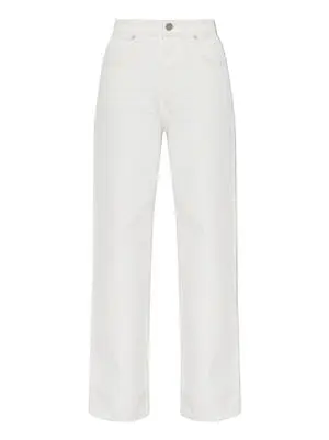 ALLSAINTS Brooklyn Wide-leg Organic Cotton Jeans - White