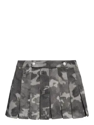 MISBHV Pleated Mini Skirt - Grey