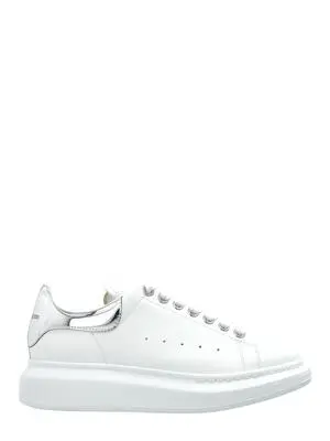 Alexander McQueen Leather Sneakers - White