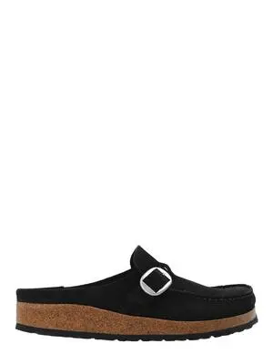 BIRKENSTOCK Buckley Suede Slides - Black