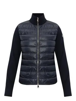 Moncler Stand-collar Cardigan - Navy Blue