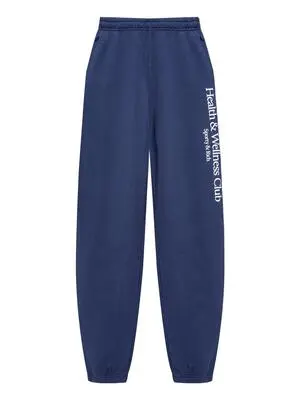 SPORTY & RICH Riding Drop Trousers - Navy Blue