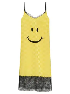 Moschino Strappy Midi Dress - Yellow