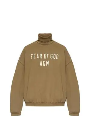 Fear Of God Stand-up Collar Sweatshirt - Green