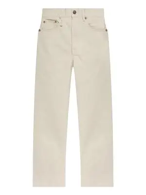 R13 Logo Trousers - Cream