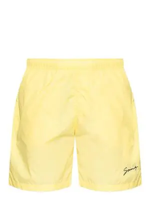 Givenchy Swim Shorts With Logo - Yellow