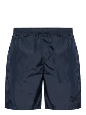 Givenchy Swim Shorts With Embroidered Logo - Navy Blue