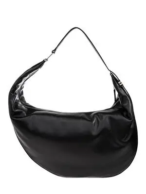 Marni Leather Hobo Shoulder Bag - Black