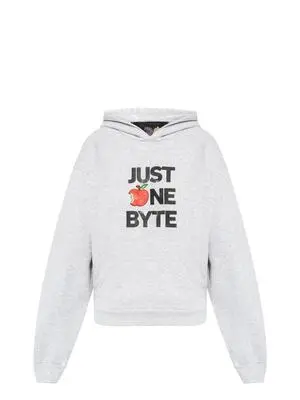 Coperni X Disney "just One Byte" Hoodie - Grey