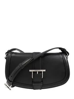 Alexander McQueen T-bar Satchel Shoulder Bag - Black