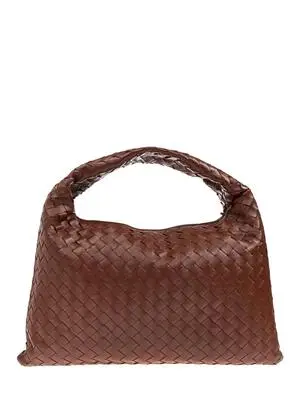 Bottega Veneta Woven Leather Shoulder Bag - Brown