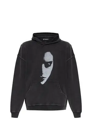 MISBHV Printed Oversized Sweatshirt - Black