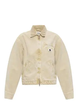 Carhartt Work In Progress Carhartt WIP Jacket With Logo Patch Beige