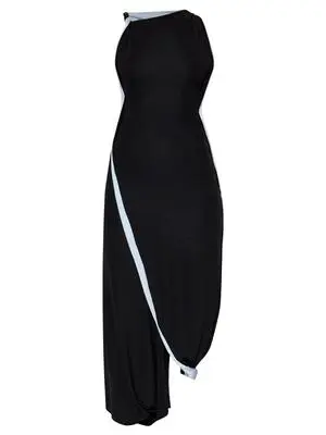 Victoria Beckham Twisted Strap Dress - Black