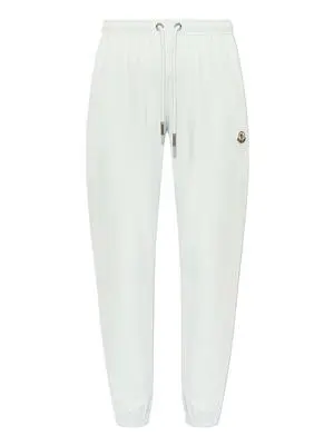 Moncler Cotton Sweatpants - Light Blue