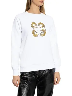 Givenchy Printed Cotton Sweatshirt - White