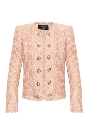 BALMAIN Sequin-Embellished Tweed Blazer