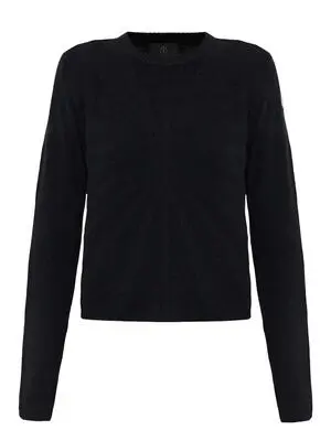 Rick Owens X Moncler Wool And Cashmere Sweater - Black
