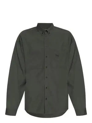 Balenciaga Shirt With Logo - Green