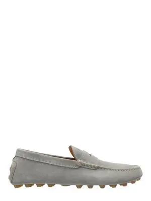 TOD’S Suede Loafers - Grey