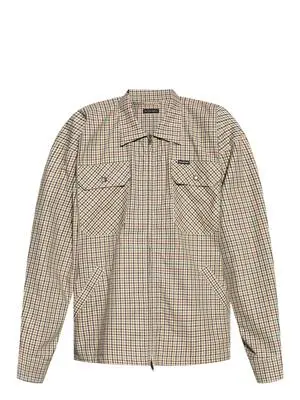 Balenciaga Plaid Jacket - Beige