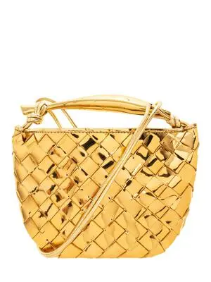 Bottega Veneta Sardine Mini Shoulder Bag - Gold