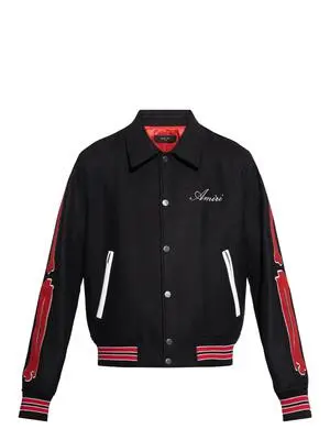 Amiri Embroidered Logo Jacket - Black