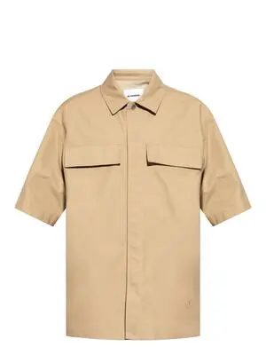 JIL SANDER Short Sleeve Shirt - Beige