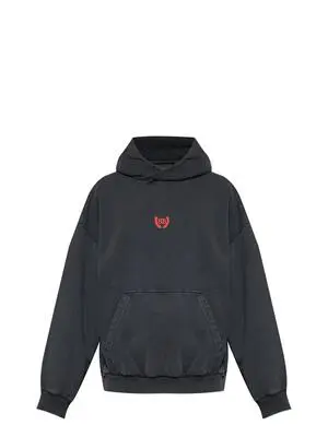 Balenciaga Logo Hoodie - Black