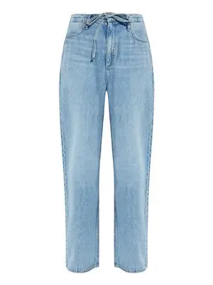 Rag & Bone Wide-leg Jeans With Belt - Blue