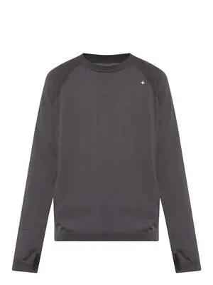 Stone Island Logo Sweater - Grey