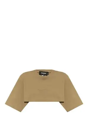 Dsquared2 Short Loose-fit T-shirt - Beige