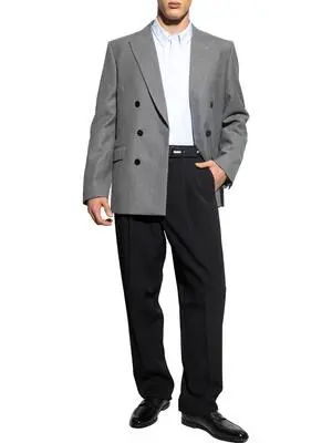 Givenchy Double-breasted Blazer - Grey