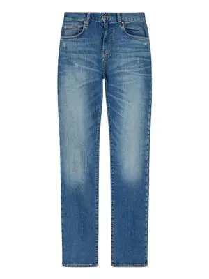 Emporio Armani Vintage Effect Jeans - Blue