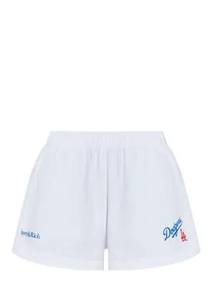 SPORTY & RICH X La Dodgers Shorts - White