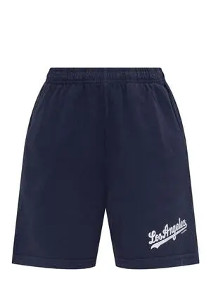 SPORTY & RICH X Los Angeles Dodgers Navy Shorts - Navy Blue