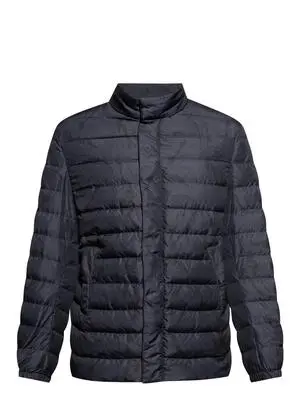 Etro Down Jacket With Stand-up Collar - Navy Blue