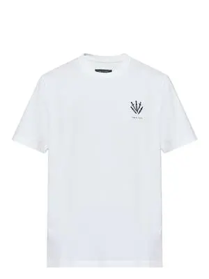 Rag & Bone Cotton T-shirt With Logo - White