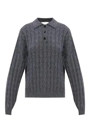 LISA YANG Magnolie Cable-knit Sweater - Grey