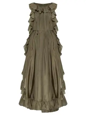 Zimmermann Silk Maxi Dress - Green