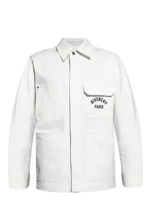 GIVENCHY Logo Shirt Jacket