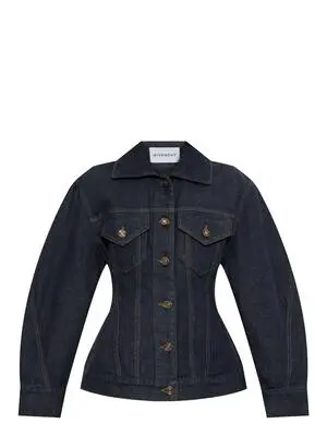 Givenchy Tailored Denim Jacket - Navy Blue
