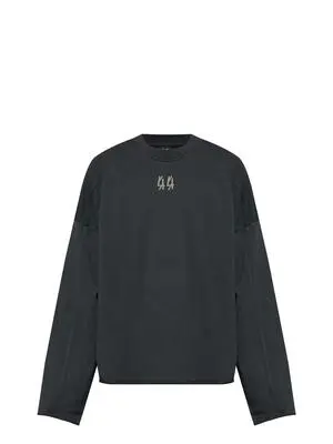44 LABEL GROUP Logo Cotton Sweatshirt - Grey