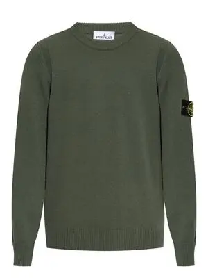 Stone Island Wool Sweater - Green