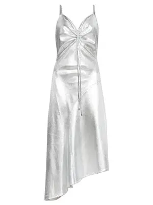 ALLSAINTS Alexia Lyocell Dress - Silver