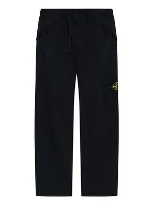 Stone Island Trousers With Multiple Pockets Navy Blue